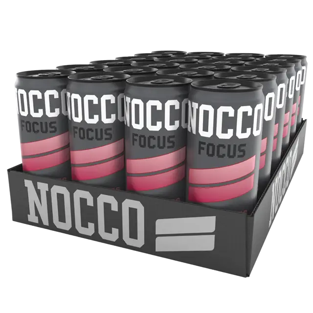 Nocco FOCUS The Berries Energiajuoma 24-pack | Tehoa päivään 💥