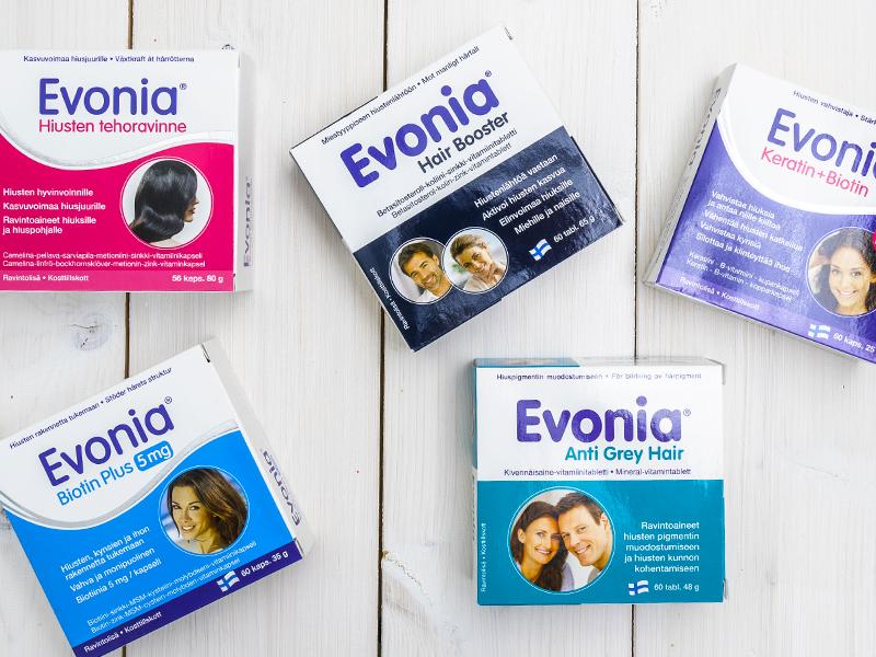 Evonia®-tuotesarja on suunniteltu hiustesi hyväksi