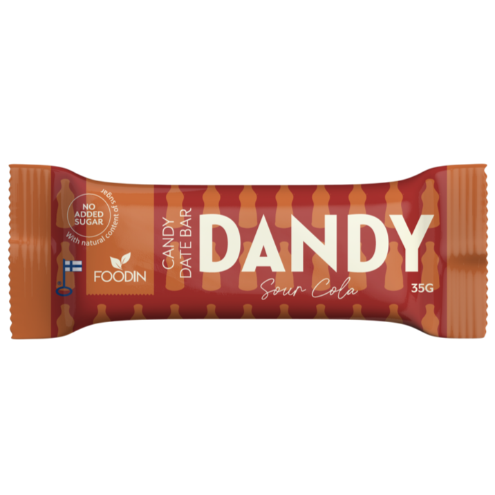 Foodin Dandy Candy Date Bar Sour Cola | Karkkitaatelipatukka 🍬