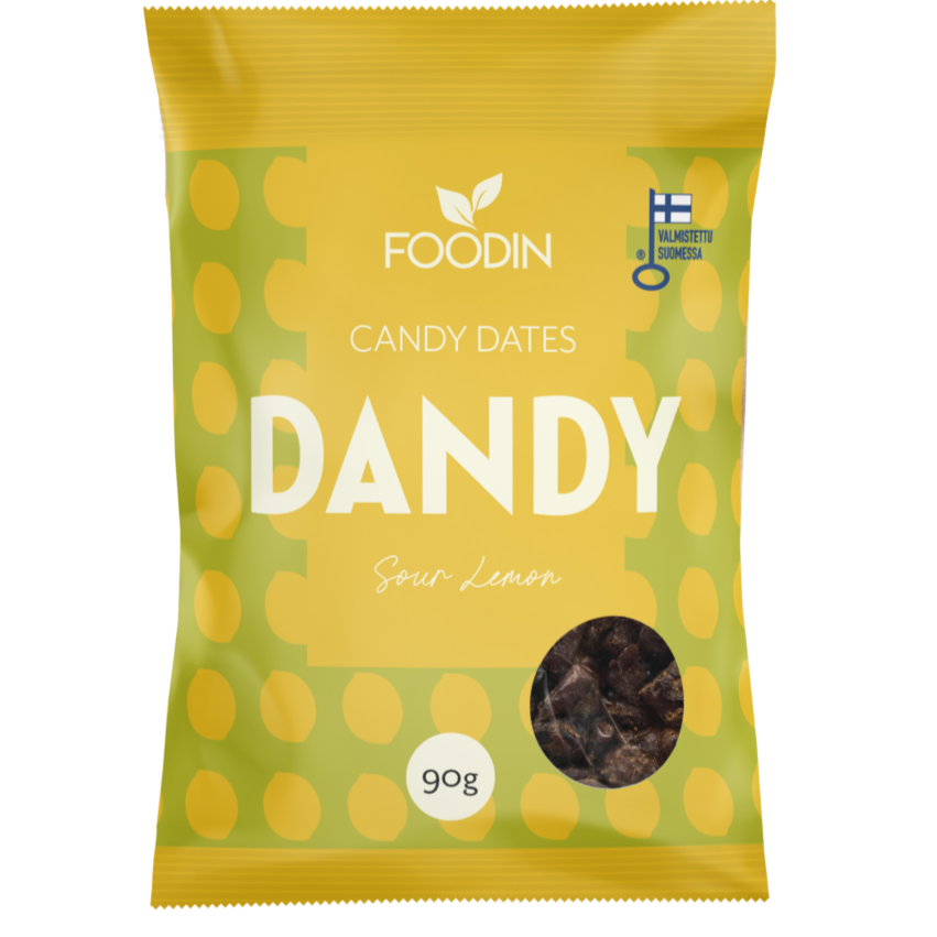 Foodin Dandy Candy Dates Sour Lemon | Kirpeä karkkitaateli 🍋