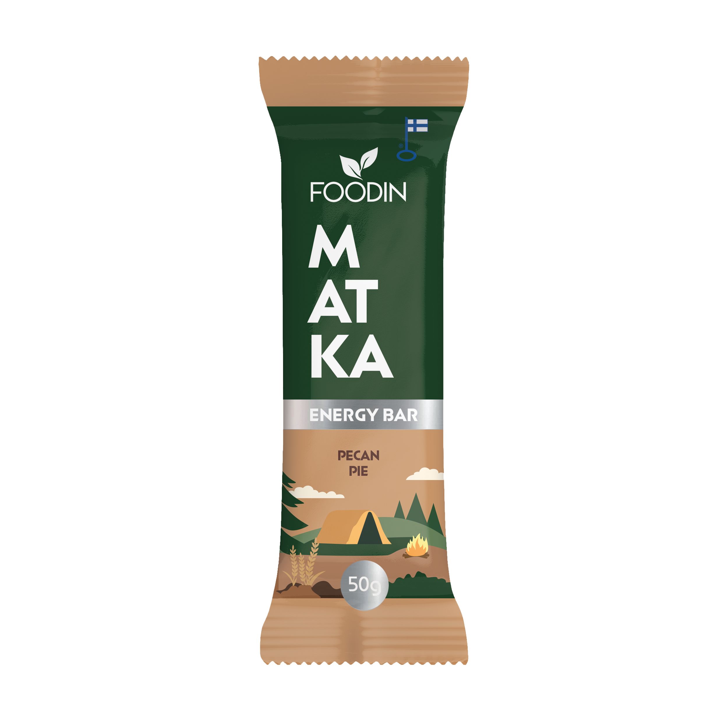 Foodin MATKA Energy Bar Pecan Pie | Luonnollinen energiapatukka 🍂