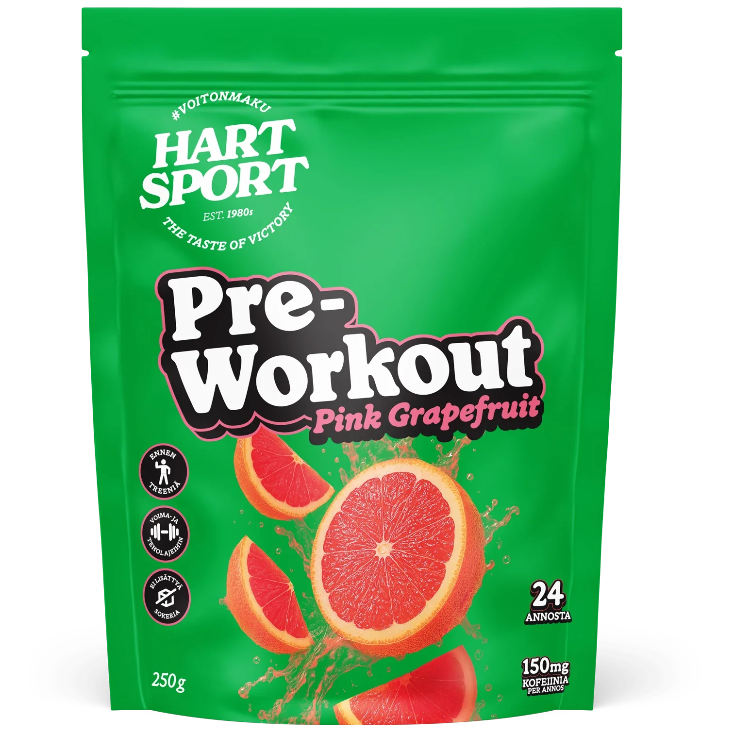 Hart-Sport Pre-Workout Pink Grapefruit | Tehokas treenibuusti 💥