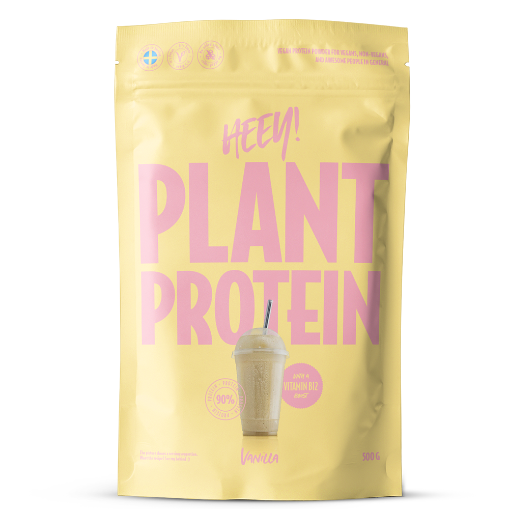 Heey! Plant Protein Vanilla | Proteiinia & B12-vitamiinia 💪