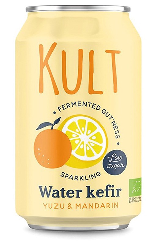 Kult Luomu Vesikefiirijuoma Yuzu & Mandariini 🍊