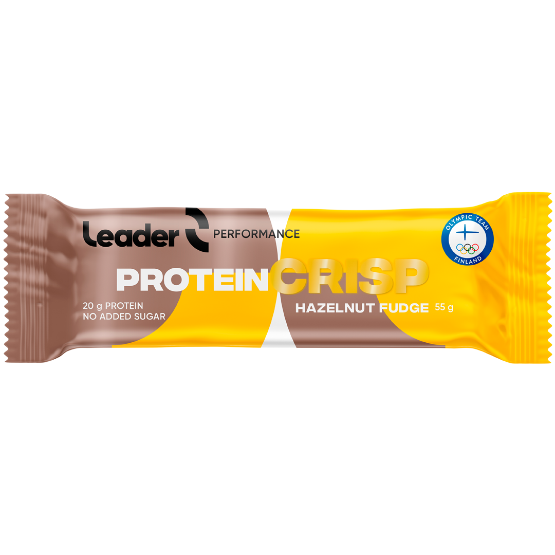 Leader Protein Crisp Hazelnut Fudge | Sokeriton proteiinipatukka 😋
