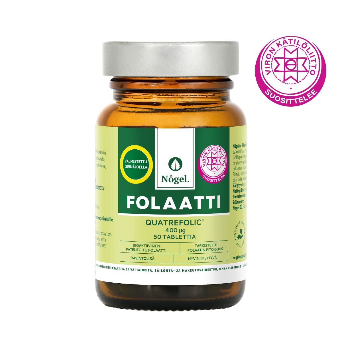 Nogel Folaatti 400 mikrog | Quatrefolic® 💚