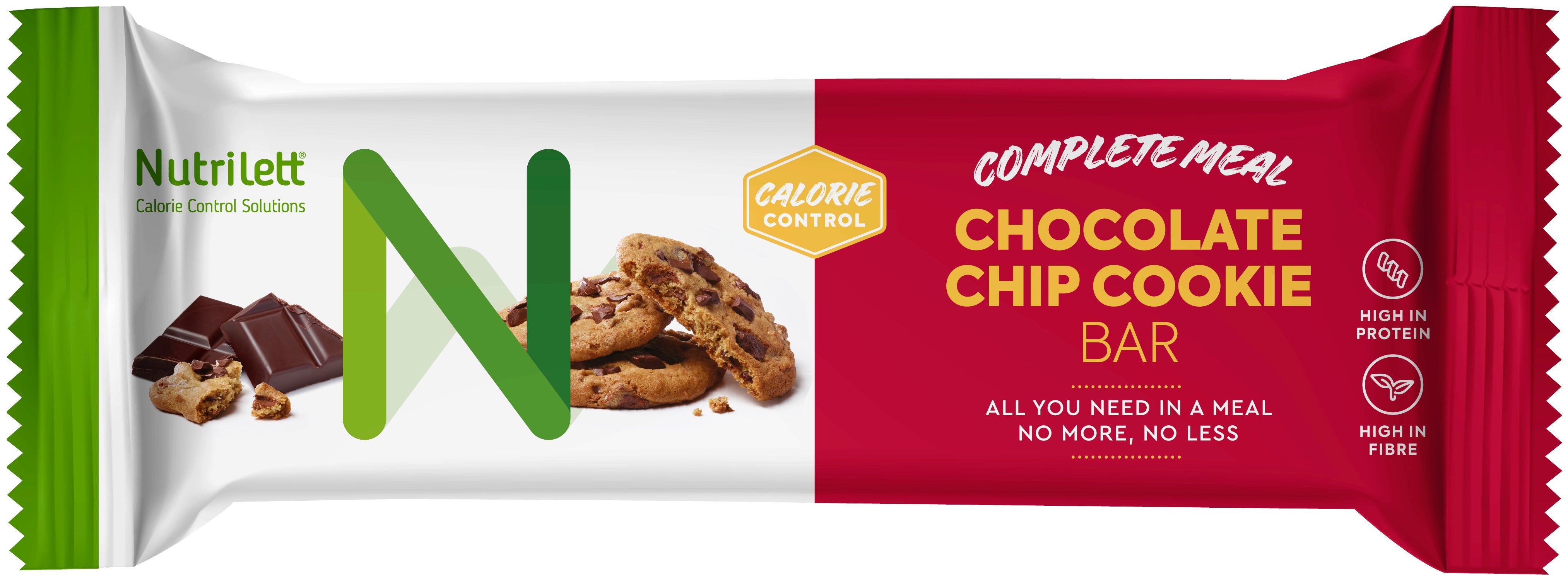 Nutrilett Ateriankorvikepatukka Chocolate Chip Cookie | Herkullinen 💛