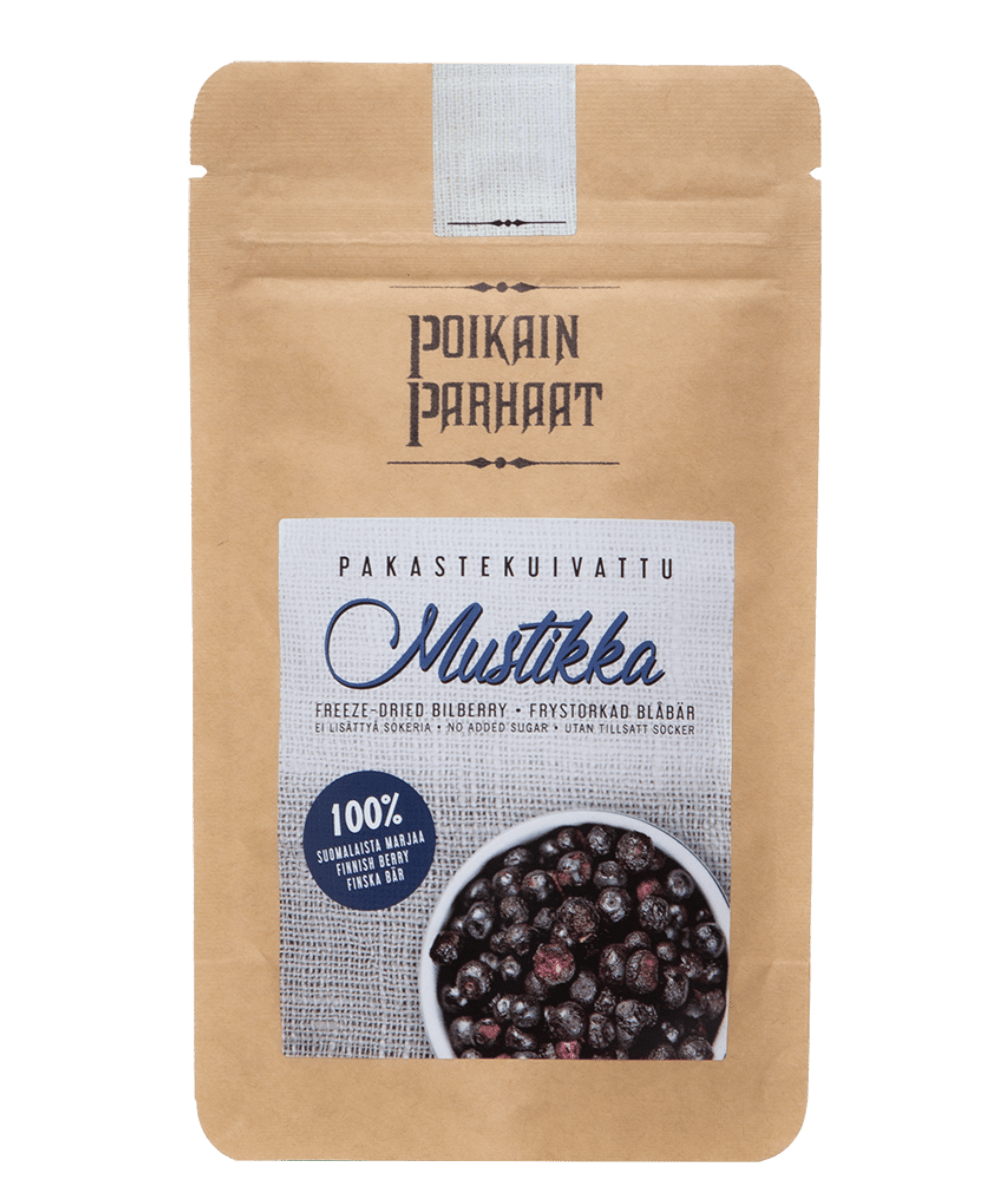 Poikain Parhaat Pakastekuivattu Mustikka | Luonnon makeus 🇫🇮