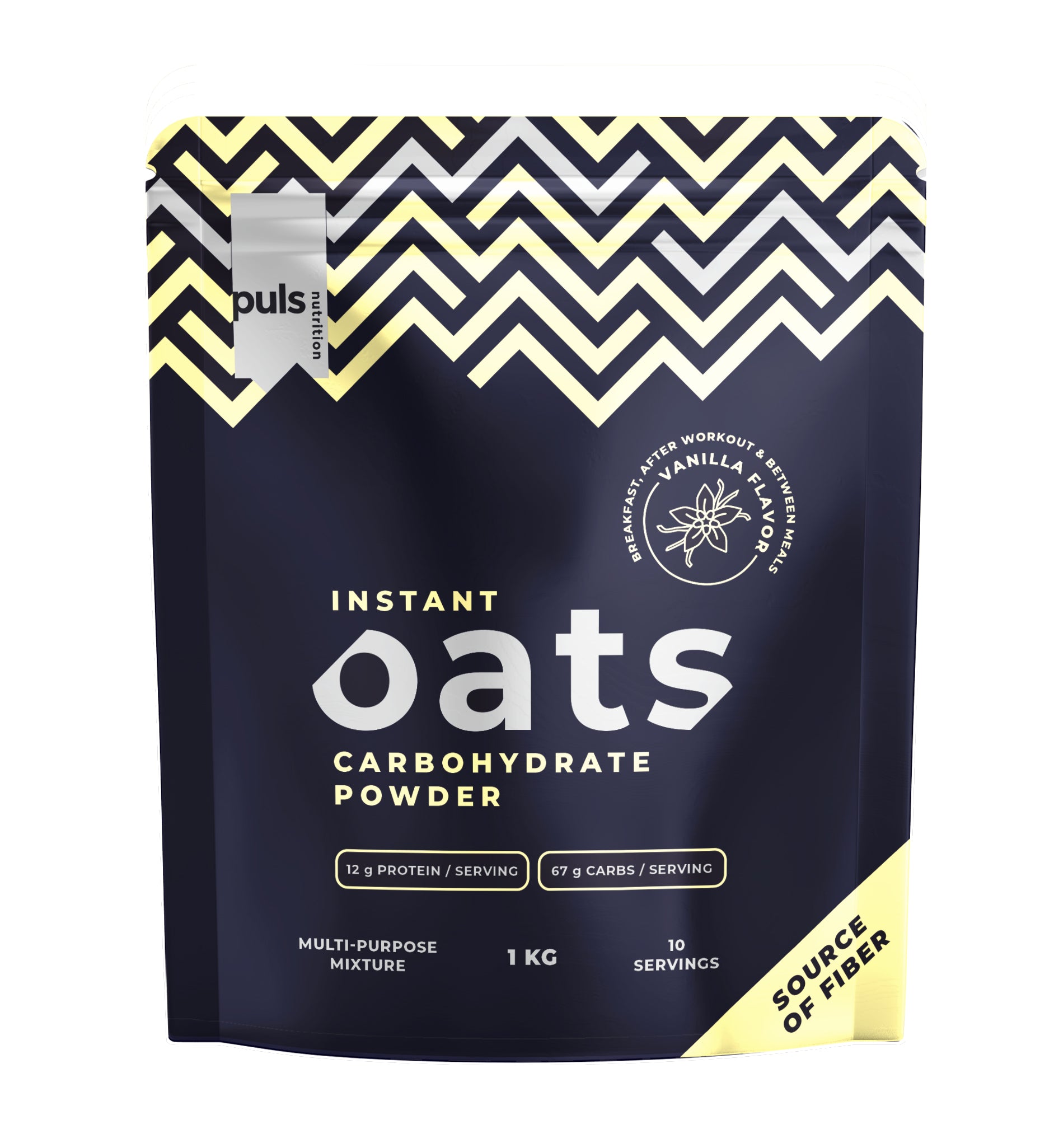 Puls Instant Oats Vanilla | Kaurajauhe hiilihydraattilisäksi 🤍