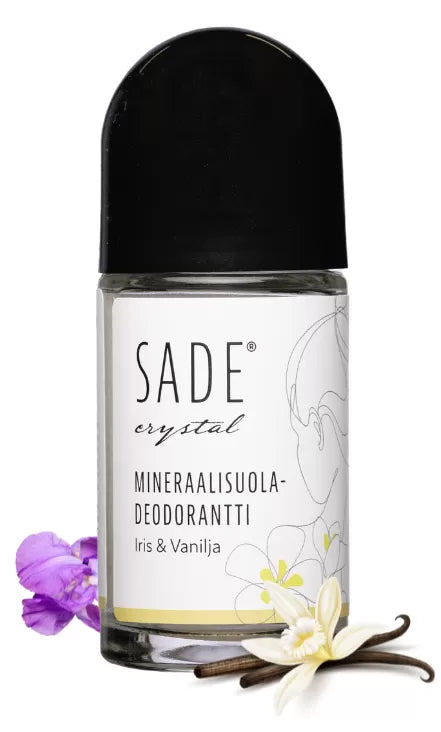 Sade Mineraalisuoladeodorantti Roll-On Iris & Vanilja 🪷