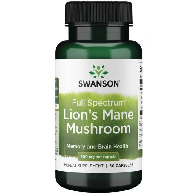 Swanson Full Spectrum Lion’s Mane Mushroom 500 mg