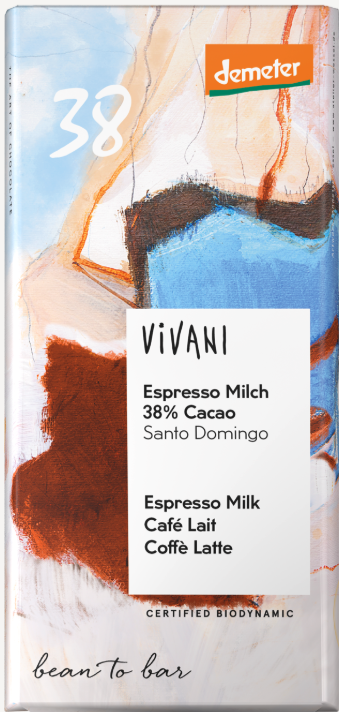 Vivani Espresso Suklaa | Demeter-sertifioitu maitokahvielämys ☕🍫