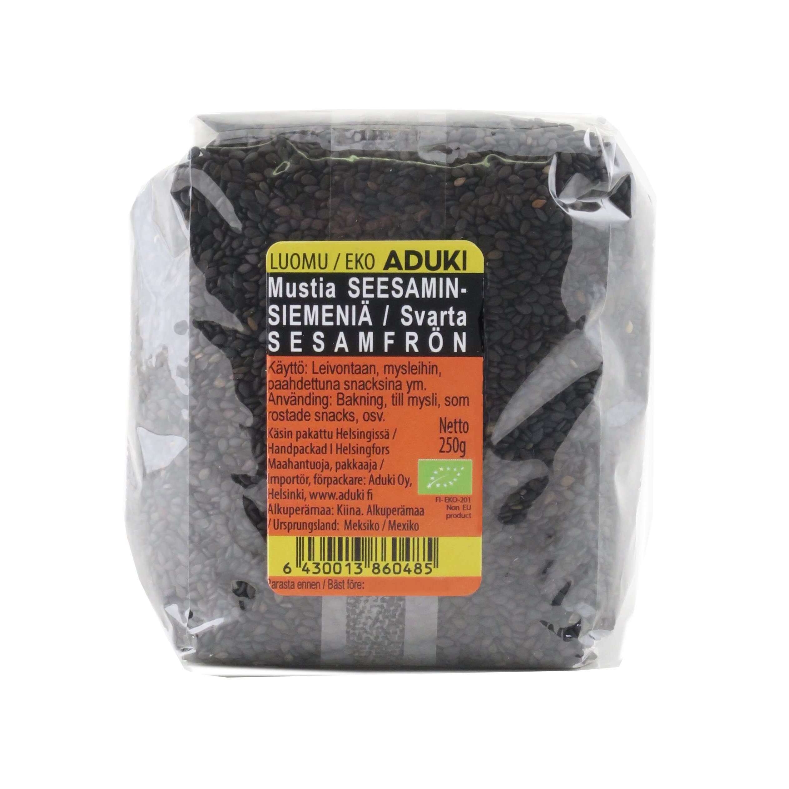 Aduki Luomu Musta seesaminsiemen - Aromikas!