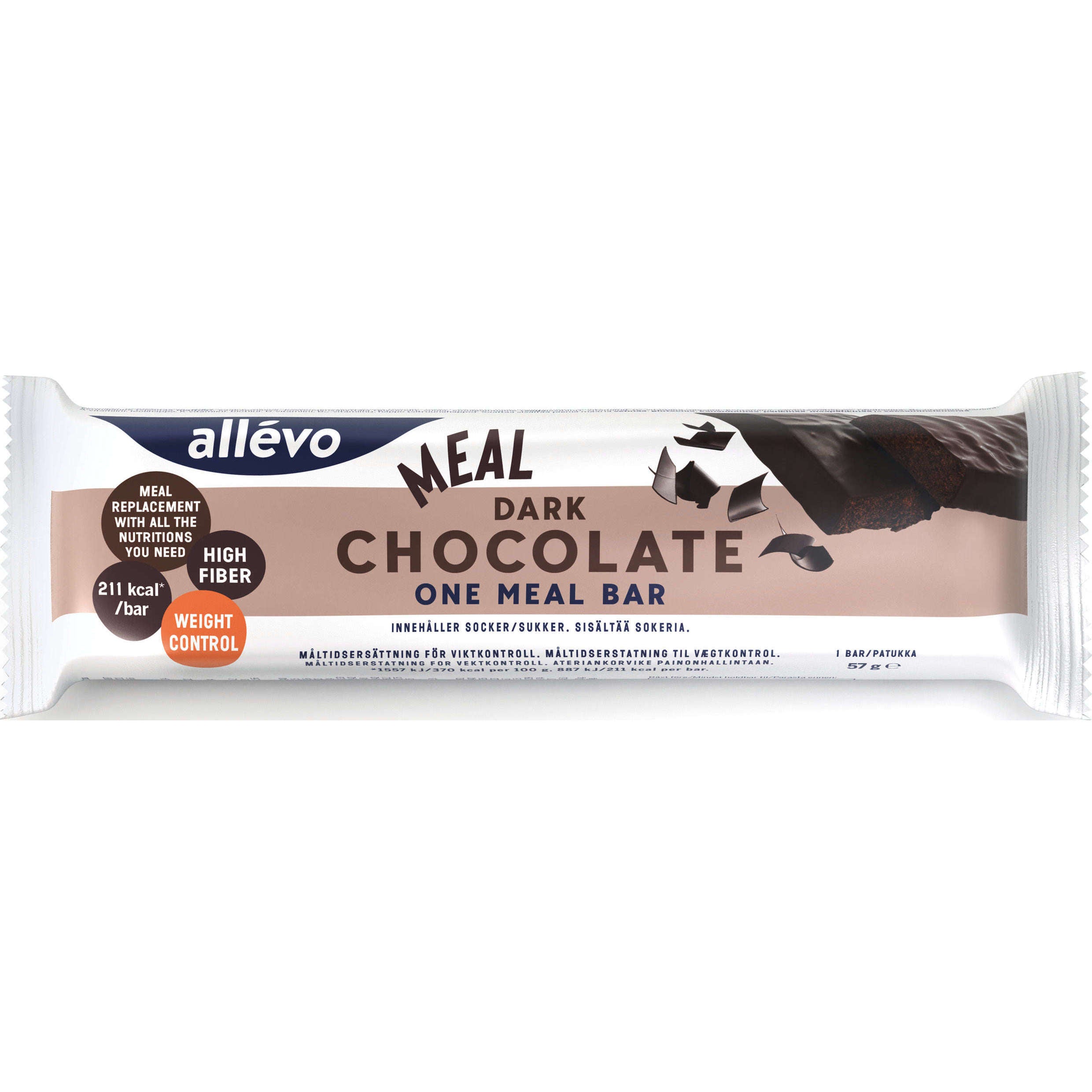 Allevo One Meal Bar Tummasuklaa