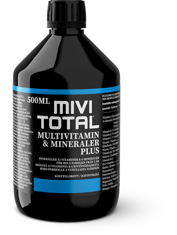 Mivitotal Plus – Maailman myydyin nestemäinen monivitamiini