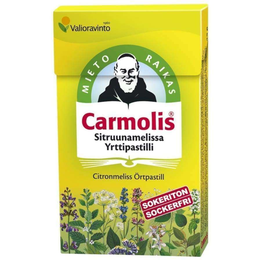Carmolis Yrttipastilli Sitruunamelissa | Raikkaat kurkkupastillit