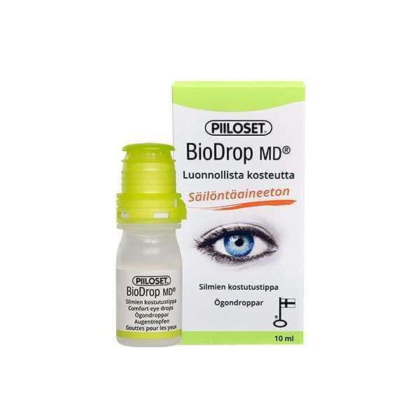 Piiloset BioDrop MD Silmätipat, helpotus kuiville silmille 💛