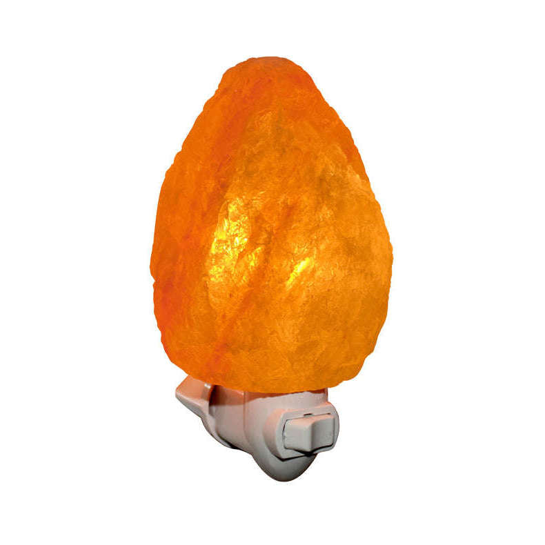 Tuisa Yövalo Oranssi kimpale | Suolasta valmistettu yövalo